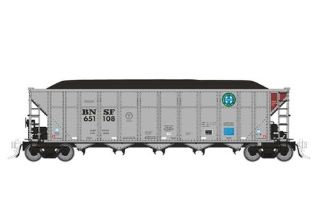Rapido AutoFlood III Rapid Discharge Coal Hopper w/ Load - BNSF #69961 – Denver Model Trains