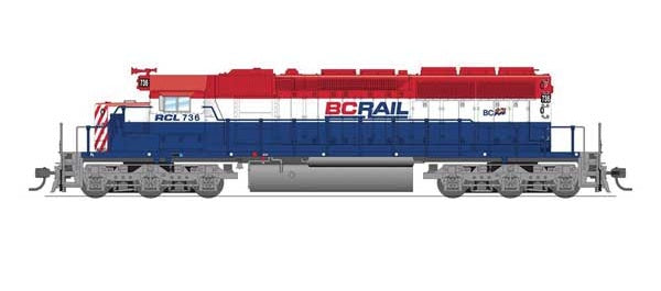 Broadway Limited Imports EMD SD40-2 Low Nose - BC Rail RCL #741 - Para – Denver Model Trains