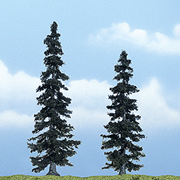 Woodland Scenics, Ready Made Premium Trees(TM), Spruce, 2 Pack, All Sc – Denver Model Trains