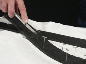 Woodland Scenics Track-Bed Roadbed Material, 2' section Pkg of 12, HO ...