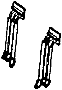 Details West MU Cables - 3 Cluster - All Roads - Pkg of 4 - HO Scale ...