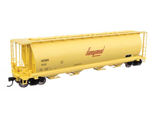 WalthersMainline 59' Cylindrical Hopper - Honeymead #1012 - HO Scale ...