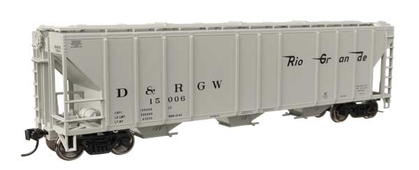 WalthersMainline 50' Pullman-Standard PS2-CD 4427 3-Bay Covered Hopper ...