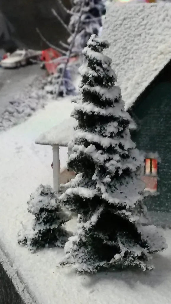 Superior Scenics Winter Evergreen Trees - 6" - 3 Pack - HO Scale ...