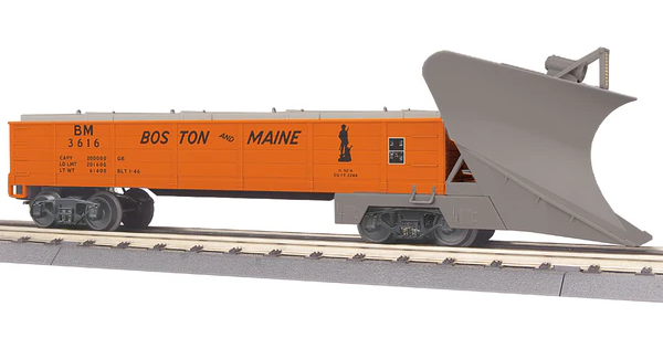 MTH Boston & Maine Heavy Duty Snow Plow #3616 - O Scale – Denver Model ...