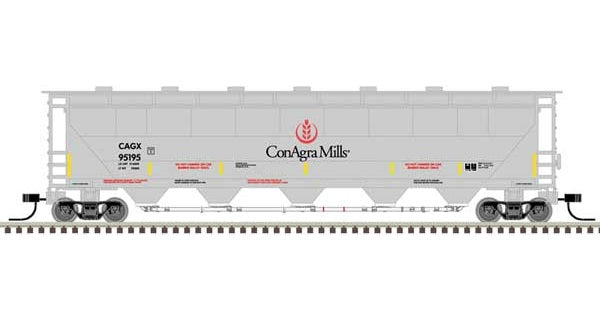 Atlas Trinity PD5000 Covered Hopper - ConAgra Mills CAGX #95165 - N Sc ...