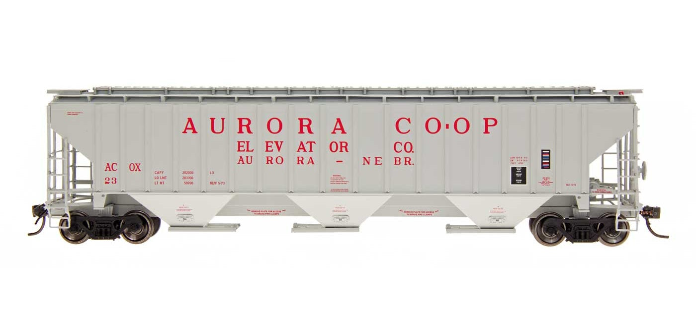 InterMountain 4750 Cu. Ft. Rib-Sided 3-Bay Covered Hoppers - Aurora Co ...