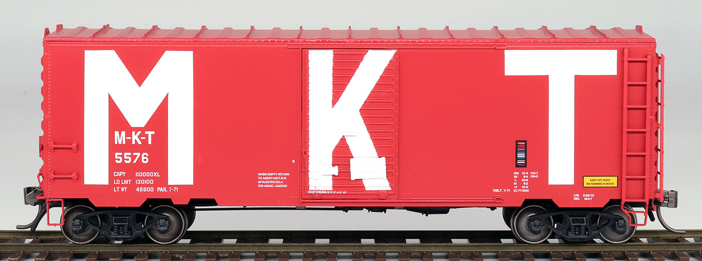 InterMountain 40' PS-1 Boxcar - Missouri Kansas Texas MKT #5508 - HO S ...