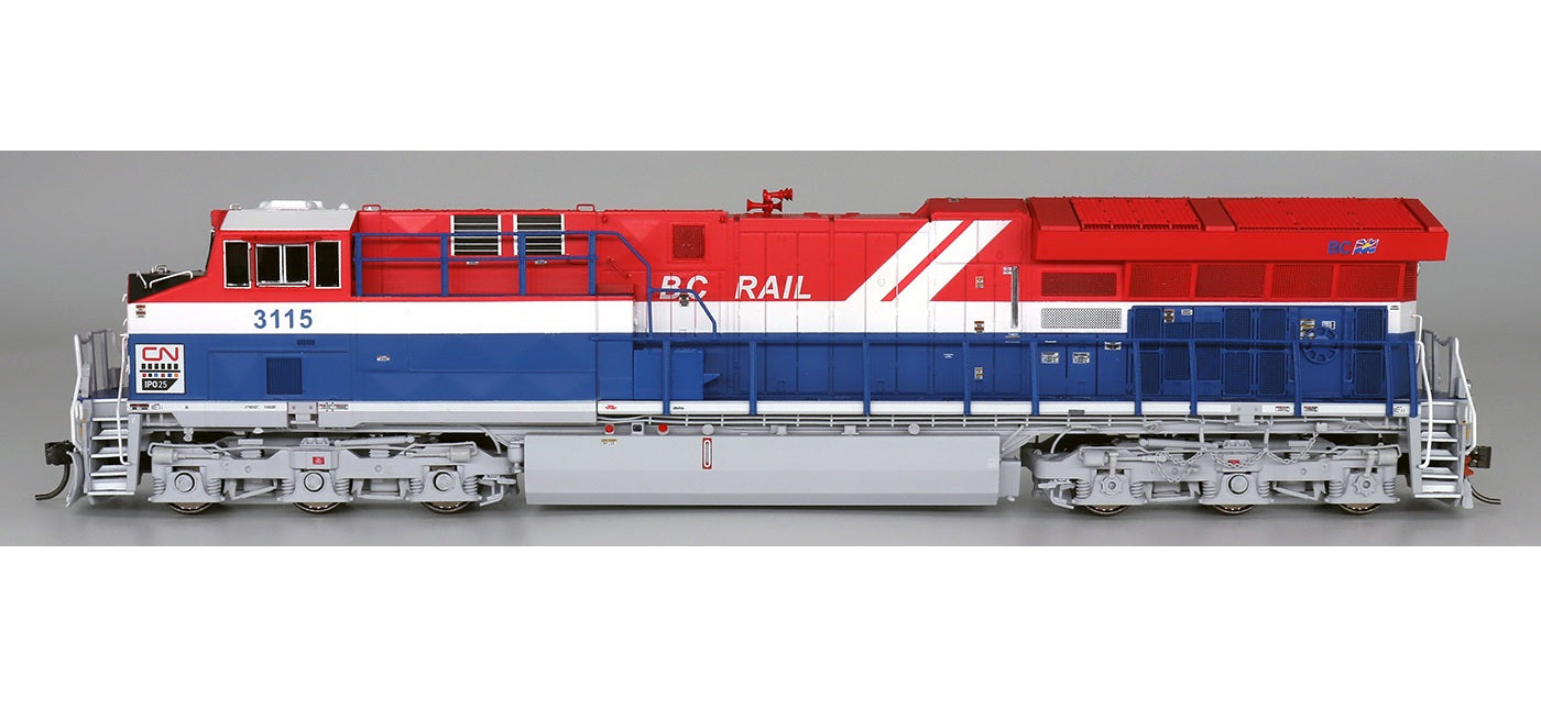 InterMountain ET44 Tier 4, CN Heritage BC Rail, DCC w/ LokSound, HO Sc ...