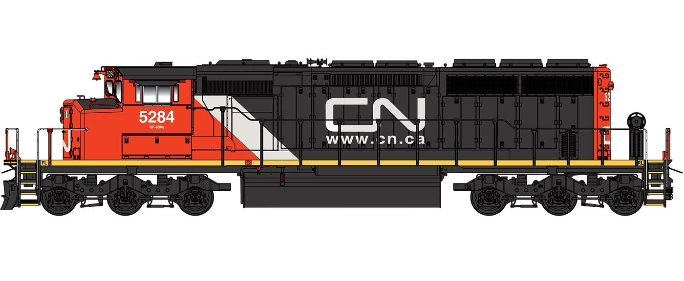 InterMountain EMD SD40-2W - Canadian National CN #5264 - Website Schem – Denver Model Trains