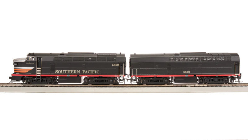 Broadway Limited RF-16 Sharknose A/B, SP 5550/5570, Black Widow Scheme ...