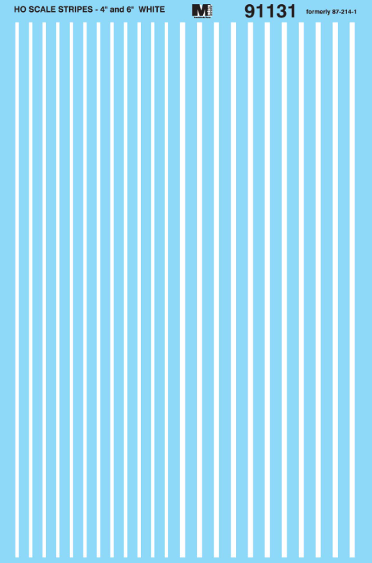 Microscale Industries - Striping - 4" & 6" - White - HO Scale – Denver ...