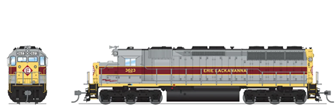 Broadway Limited EMD SD45, EL #3628, In-Service, Paragon4 Sound/DC/DCC ...
