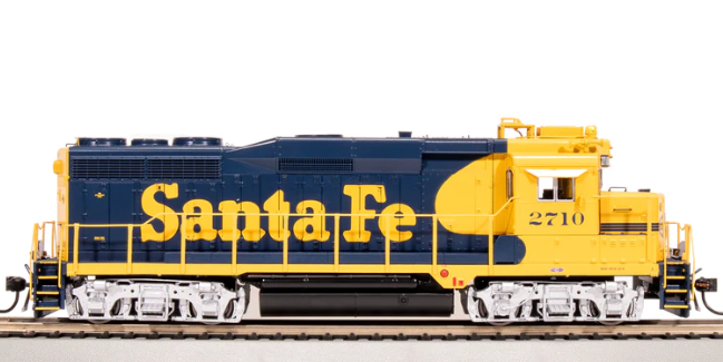 Broadway Limited EMD GP30, ATSF, Blue Warbonnet, #2710, Paragon4 Sound ...