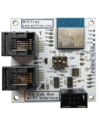 WifiTrax WFD-30 NCE CAB Bus Wi-Fi Interface – Denver Model Trains